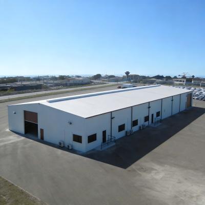 China Heavy Duty Steel Structure Warehouse 30m Span 8m Eave Height Industrial Storage Building for sale