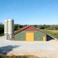 China Commercial Broiler Layer Chicken Farm Hot Dip Galvanized Steel Chicken House 15 20 Year Lifespan for sale
