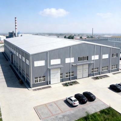 China High Strength Steel Structure Workshop 8-40m Span Heavy Equipment Production Line for sale