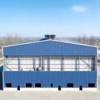China Open-plan steel structure workshop flexible adjustment of production processes and material flow for sale