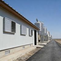 China Install a durable steel-structured chicken house equipped with a ventilation and insulation system for sale
