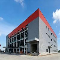 China Customizable Multi-bay Steel Structure High-rise Building 2-8 Floors 8-30m Span for Business Park for sale
