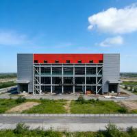China Customizable Multi-bay Steel Structure High-rise Building 2-8 Floors 8-30m Span for Business Park for sale
