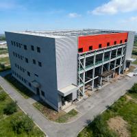 China Customizable Multi-bay Steel Structure High-rise Building 2-8 Floors 8-30m Span for Business Park for sale