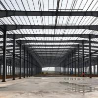 China Rust-proof steel structure workshop supports long-term heavy industrial production operations for sale