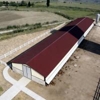 China Hot-Dip Galvanized Steel Chicken House 80μm Zinc Coating 15-20 Year Lifespan for sale