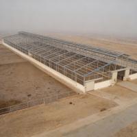 China Hot Dip Galvanized Steel Cattle Barn 6-25m Span Modular Livestock Shed for sale