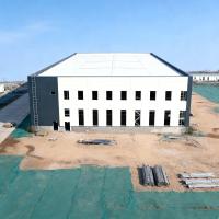 China Fast Assemble Steel Structure Workshop Economical Prefab Industrial Building 8-40m Span for sale