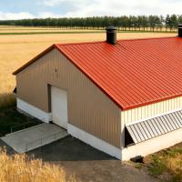 China Economical Steel Structure Chicken House Prefabricated Livestock Shed Fire-Retardant 4-20m Span for sale