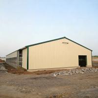 China Customizable Multi-Bay Steel Structure Cow Barn 6-25m Span Anti-Corrosion for Commercial Ranch for sale