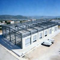 China Durable Steel Structure Warehouse for Cold Chain & Dry Goods Storage Fireproof Anti-Corrosion Large Span for sale