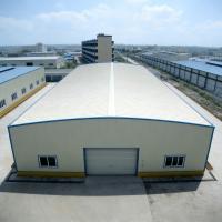 China Durable Steel Structure Warehouse for Cold Chain & Dry Goods Storage Fireproof Anti-Corrosion Column-Free for sale
