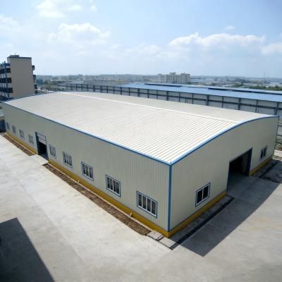 China Durable Steel Structure Warehouse for Cold Chain & Dry Goods Storage Fireproof Anti-Corrosion Column-Free for sale