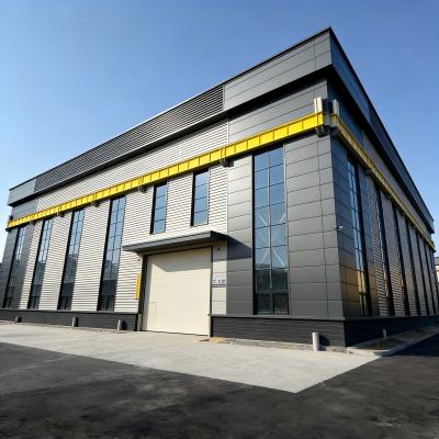 China Prefabricated Durable Steel Structure Warehouse for Cold Chain & Dry Goods Storage Fireproof Anti-Corrosion High Load-Bearing for sale