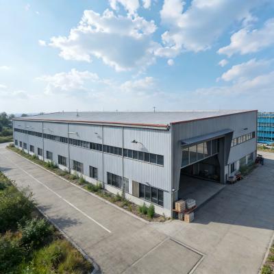 China Fast Assemble Steel Structure Workshop Economical Prefab Industrial Building Lightweight Steel Frame Large Span for sale