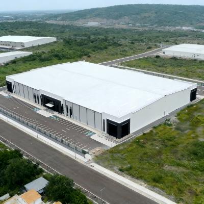 China Fast Assemble Steel Structure Workshop Economical Prefab Industrial Building Lightweight Steel Frame Column-Free for sale