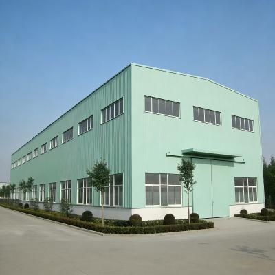 China Fast Assemble Steel Structure Workshop Economical Prefab Industrial Building Lightweight Steel Frame High Load-Bearing for sale