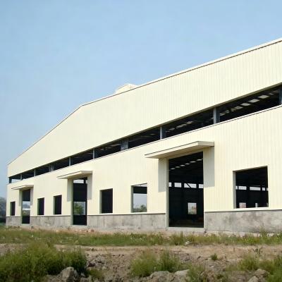 China Fast Assemble Steel Structure Workshop Economical Prefab Industrial Building Lightweight Steel Frame Q235/Q355 Steel for sale