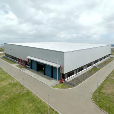 China Lightweight Steel FrameFast Assemble Steel Structure Workshop Economical Prefab Industrial Building Lightweight Steel Frame Fire-Retardant for sale