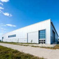 China Column-Free Fast Assemble Steel Structure Workshop Economical Prefab Industrial Building Lightweight Steel Frame Anti-Corrosion Anti-Rust for sale