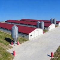 China Anti-Corrosion Galvanized Fast Assemble Steel Structure Chicken House Economical Prefab Poultry Shed for sale