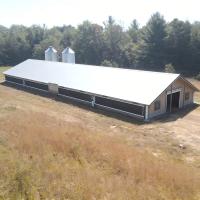 China Thermal Insulation Fast Assemble Steel Structure Chicken House Economical Prefab Poultry Shed for sale