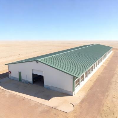 China Thermal Insulation Fast Assemble Steel Structure Chicken House Economical Prefab Poultry Shed Wind/Snow Resistant Fire-Retardant for sale