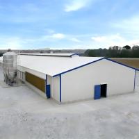 China Broiler Farming Thermal Insulation Fast Assemble Steel Structure Chicken House Economical Prefab Poultry Shed Layer Breeding for sale