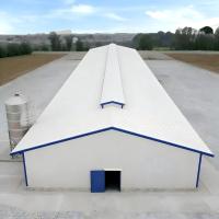China Broiler Farming Thermal Insulation Fast Assemble Steel Structure Chicken House Economical Prefab Poultry Shed Layer Breeding for sale