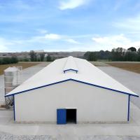 China Broiler Farming Thermal Insulation Fast Assemble Steel Structure Chicken House Economical Prefab Poultry Shed Layer Breeding for sale