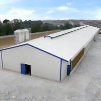 China Broiler Farming Thermal Insulation Fast Assemble Steel Structure Chicken House Economical Prefab Poultry Shed Layer Breeding for sale