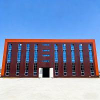 China Fire-Retardant Windproof Seismic Resistant Multi-storey Steel Structure Building Prefab Office Tower Q355 Steel 8-30m Span for sale