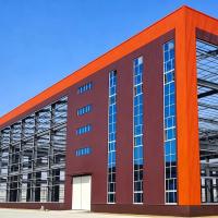 China Fire-Retardant Windproof Seismic Resistant Multi-storey Steel Structure Building Prefab Office Tower Q355 Steel 8-30m Span for sale