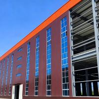 China Fire-Retardant Windproof Seismic Resistant Multi-storey Steel Structure Building Prefab Office Tower Q355 Steel 8-30m Span for sale