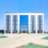 China High Load-Bearing Prefab Multi-level Steel Frame Building Custom Size for Office & Workshop Integration for sale