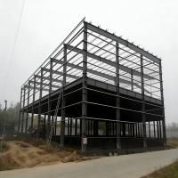 China Multi-storey Steel Structure Building Q355 Steel 800kg Load 8-30m Span Prefab Commercial Office for sale