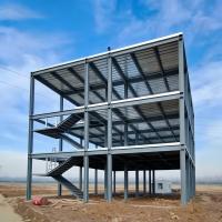 China Multi-Storey Steel Structure Building 2-8 Floors 8-30m Span for Office and Production for sale