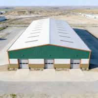 China Large Span Heavy Duty Steel Frame Warehouse 8-40m Custom Size Fireproof Anti-Corrosion for sale