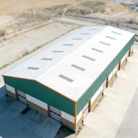 China Large Span Heavy Duty Steel Frame Warehouse 8-40m Custom Size Fireproof Anti-Corrosion for sale