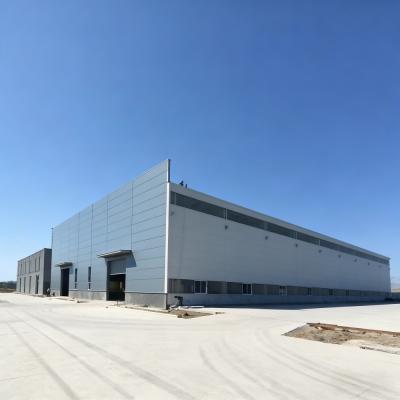 China Customizable Multi-Bay Steel Structure Warehouse 8-40m Span Prefabricated Storage Shed for sale