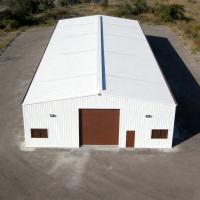 China Prefabricated Steel Structure Warehouse 30m Span Heavy Duty Storage Shed 500kg Load Capacity for sale