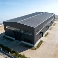 China Storage Customization Prefab Steel Frame Warehouse Easy Installation for Small & Medium Businesses Multi-layer Steel Warehouse for sale