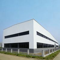 China Q355 Steel Prefabricated Large-Span Industrial Factory Building Fire-Retardant 8-40m Span for sale