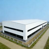 China Q355 Steel Prefabricated Large-Span Industrial Factory Building Fire-Retardant 8-40m Span for sale