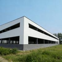 China Q355 Steel Prefabricated Large-Span Industrial Factory Building Fire-Retardant 8-40m Span for sale