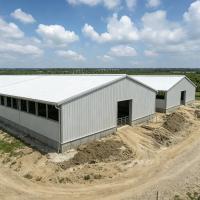 China Hot-Dip Galvanized Steel Chicken House Optimized Ventilation System for Fast Growth of Broilers for sale
