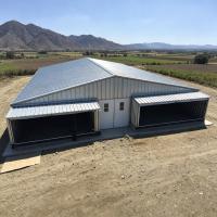China Hot-Dip Galvanized Steel Prefabricated Chicken House 15-20 Year Service Life Modular Structure 4-20m Span for sale