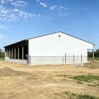 China Large Span Fireproof Anti-Corrosion Steel Structure Cattle Barn 6-25m for Livestock Farm for sale