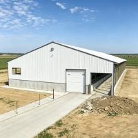 China Large Span Fireproof Anti-Corrosion Steel Structure Cattle Barn 6-25m for Livestock Farm for sale