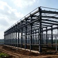 China Fast Installation Economical Steel Structure Workshop Factory Shed for Batch Production Multi-Span Custom for sale